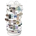 Amazon.com: 5 Tiers Metal Rotating Earring Holder Organizer, MODOWEY ...