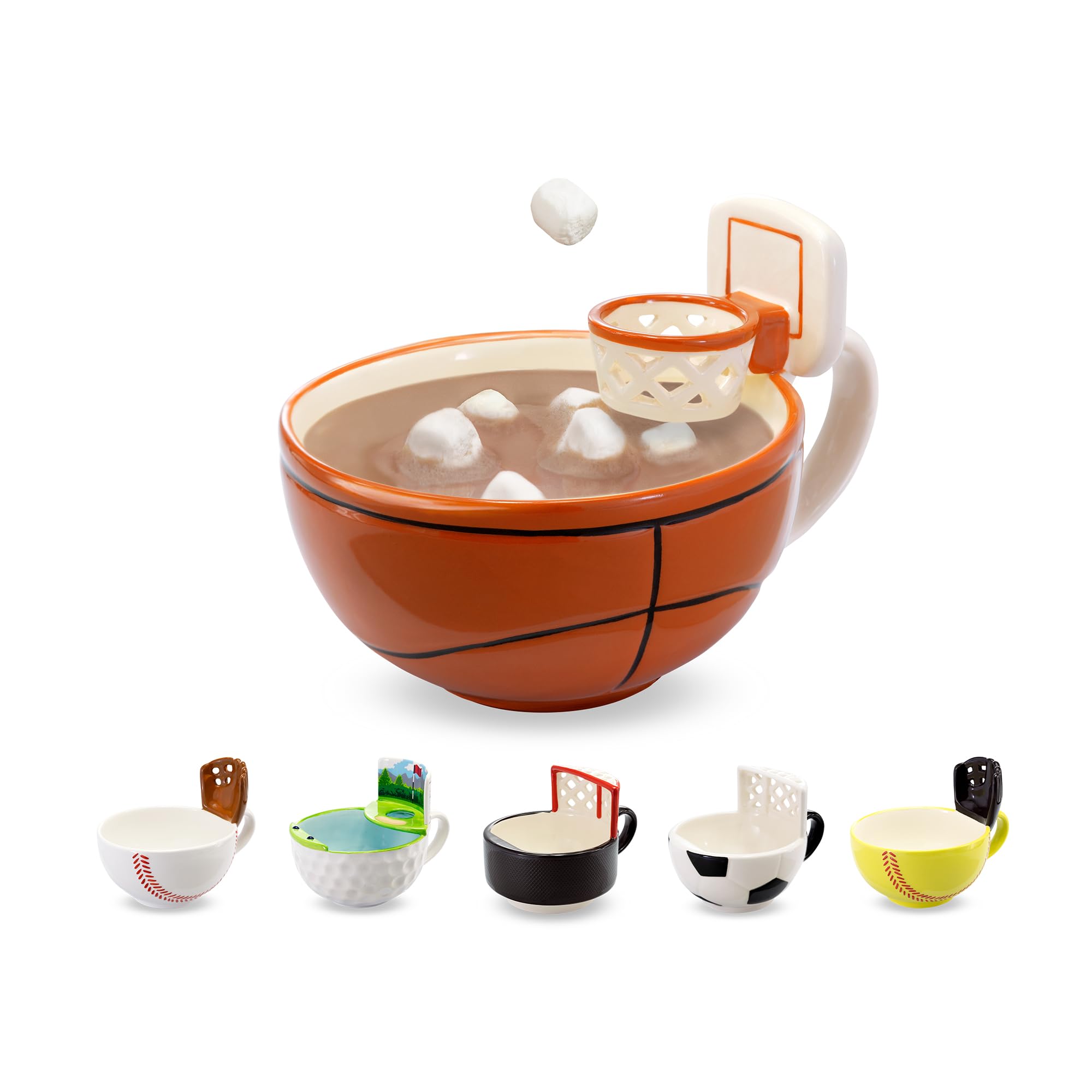MAX'IS Creations The Mug with a Hoop Basketball Mug Funny Novelty ...