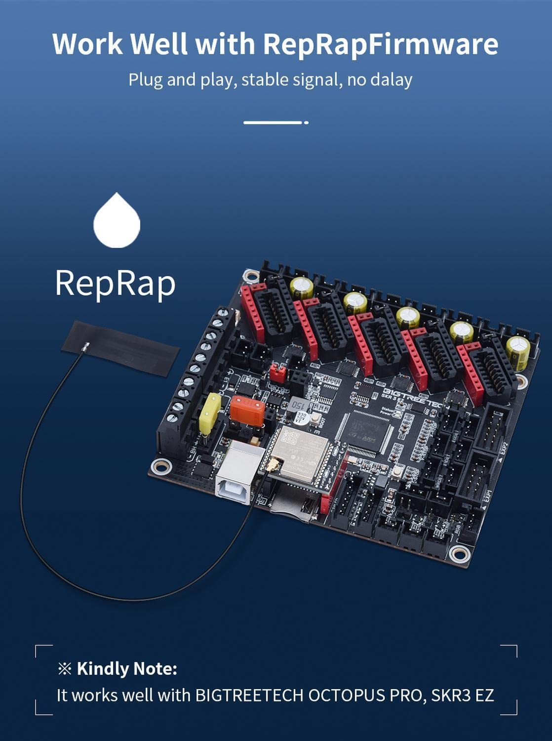 Mua BIGTREETECH ESP32U ESP32-WROOM Development Board Wi-Fi+BT+BLE MCU Module with IPEX Antenna ...