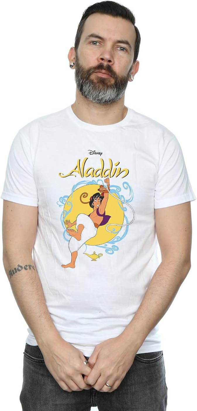 Disney Hombre Aladdin Rope Swing Camiseta: Amazon.es: Ropa y accesorios