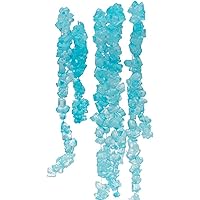 Amazon.com : Light Blue Cotton Candy Crystal Rock Candy Strings 1LB Bag ...