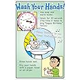 Amazon.com: Wash Your Hands Poster– hand washing kids – poster – health ...