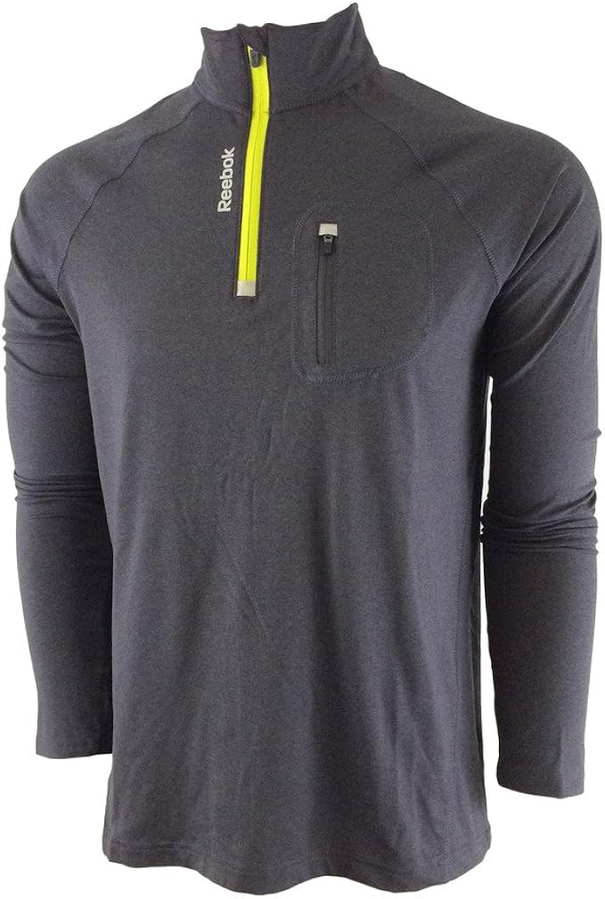 Reebok Men's Sport 1/4 Zip Active Pullover at Amazon Men’s Clothing store