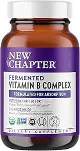 Amazon.com: New Chapter Fermented Vitamin b Complex, 30 Count : Health ...
