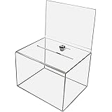 Losbox / Aktionsbox / Spendenbox mit Plakateinschub abschließbar / mit ...