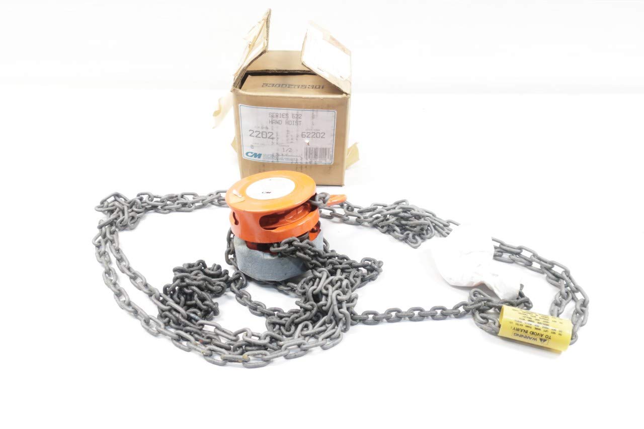 CM Columbus McKinnon 622 Series Hand Chain Hoist 1/2TON 8FT Lift ...