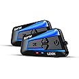 Amazon.com: LEXIN B4FM Motorcycle Bluetooth Headset, 10 Riders Helmet ...