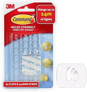 Command Decorating Clips, Clear, 20-Clips (17026CLR-ES) : 3M: Amazon.ca: Home