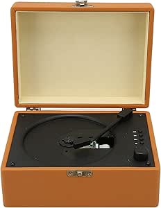 Case CD Player Stereo 2.0 HiFi Sound Bluetooth Turntable with Remote ...