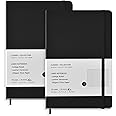 Amazon.com : Coopay 2 Pack A5 Journal Notebooks Classic College Ruled ...