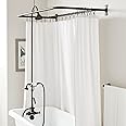 Signature Hardware 953100-6027P Gooseneck Wall Mount Tub and Shower ...