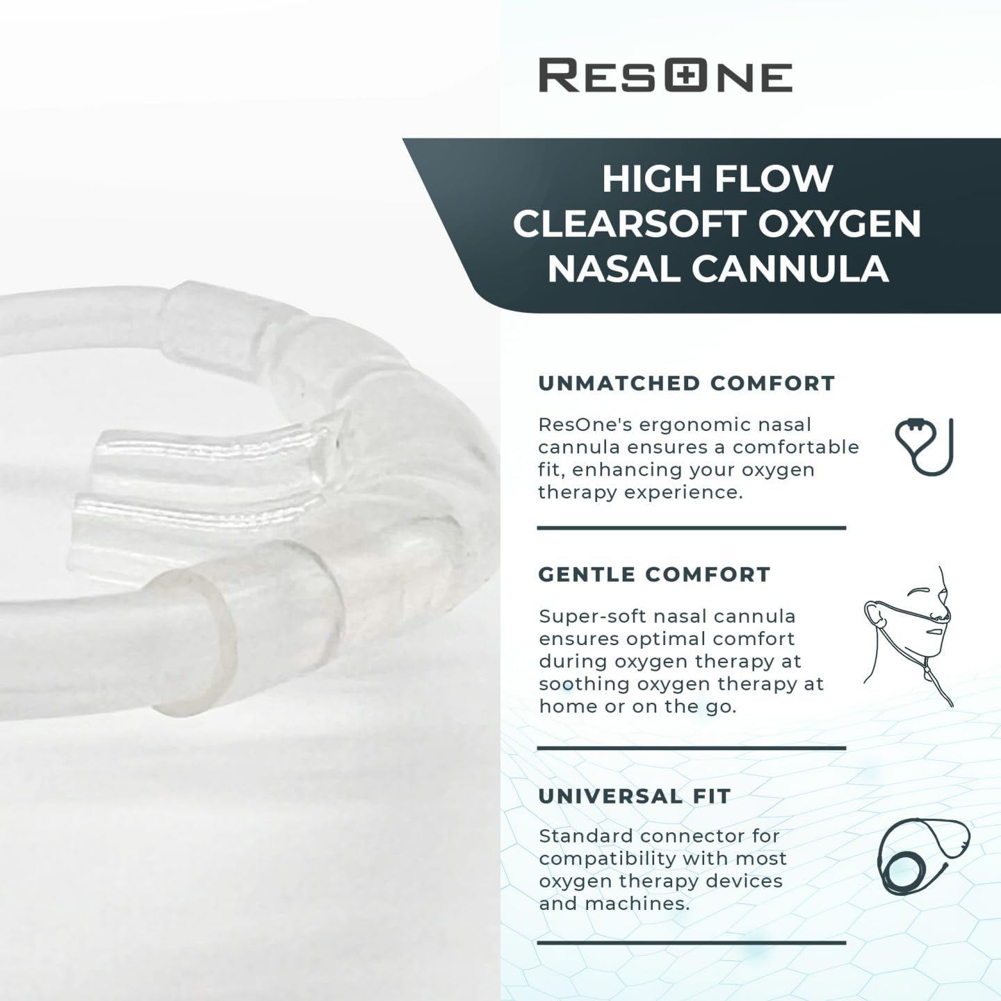 Mua ResOne 2Ft High Flow Adult Oxygen Nasal Cannula 1-Pack - Soft ...