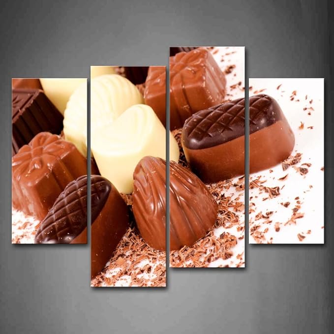 Amazon.com: First Wall Art - Various and Colourful Chocolate. Wall Art ...