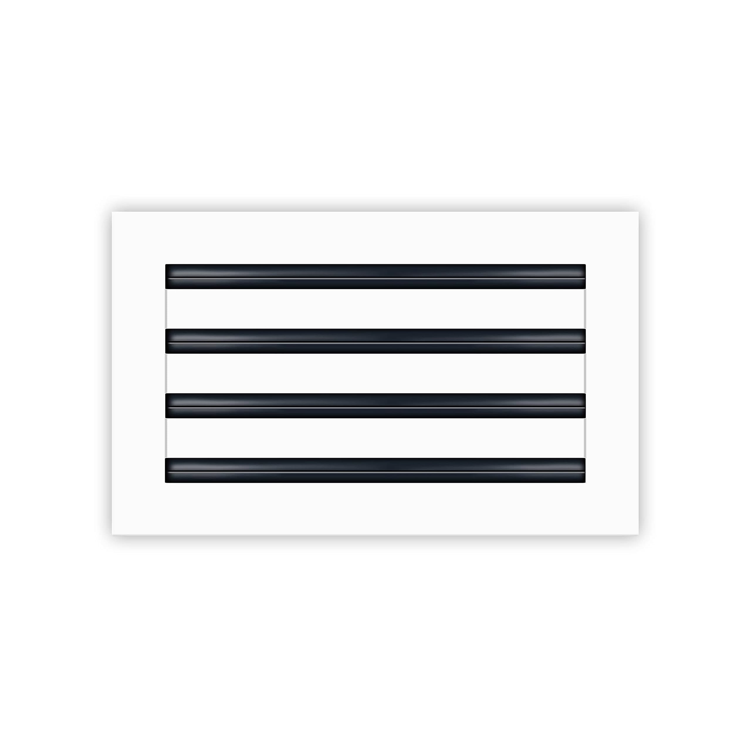 BUILDMART - 14x8 Modern AC Vent Cover - Decorative White Air Vent ...