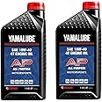 Amazon.com: Yamaha Original OEM Yamalube LUB-10W40-AP-12 All Purpose ...