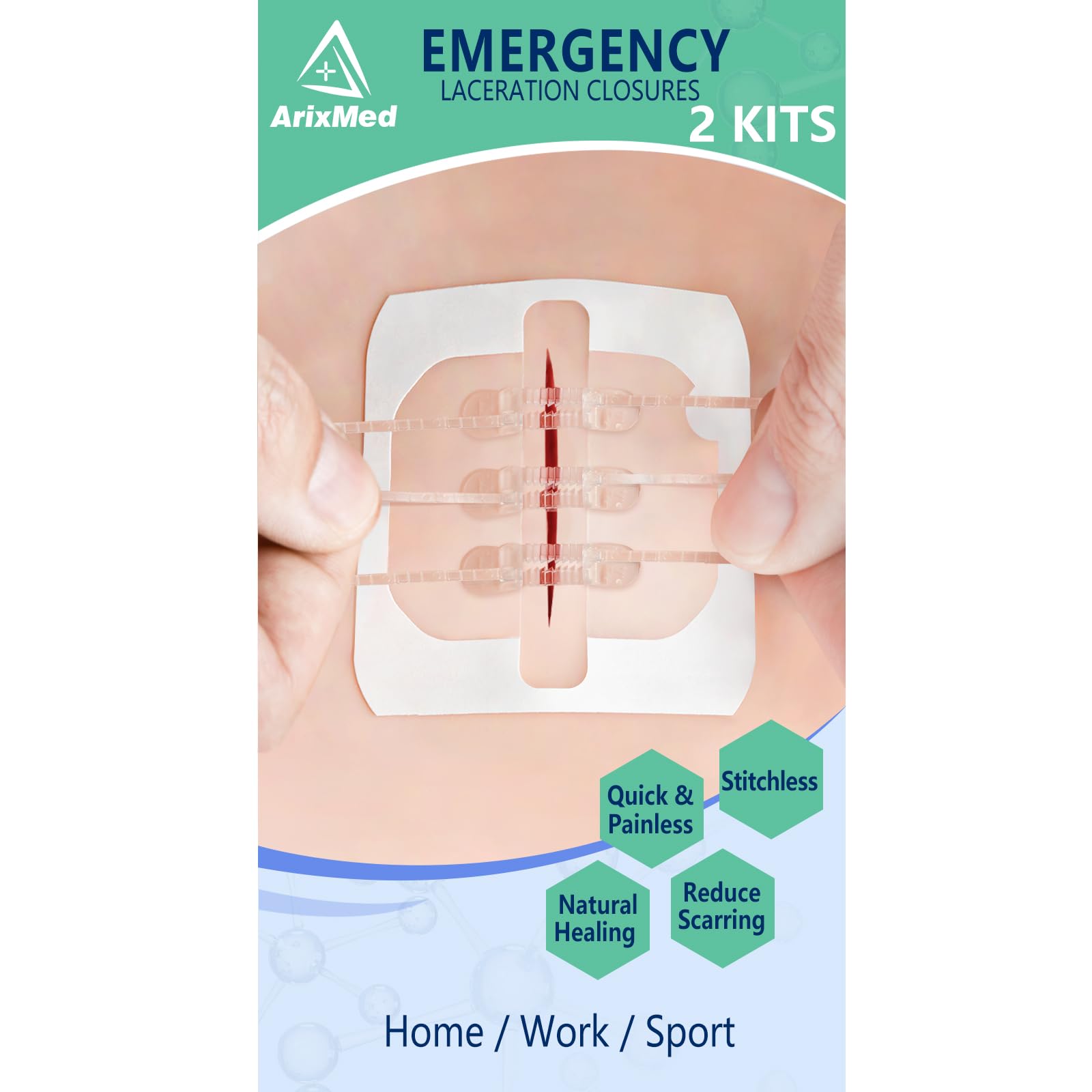 Mua Emergency Laceration Closures, Zip Sutures Butterfly Bandaids (2 ...