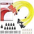 Amazon.com: Micro 8.5mm Spark Plug Wire Set Compatible with Chevrolet GMC SBC BBC Straight Boot ...