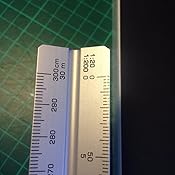 Professional 30cm 12" Triangular Metal Aluminium Scale Ruler 1:10 1:20 ...