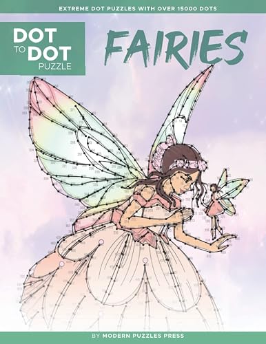 Fairies - Dot to Dot Puzzle (Extreme Dot Puzzles with over 15000 dots ...
