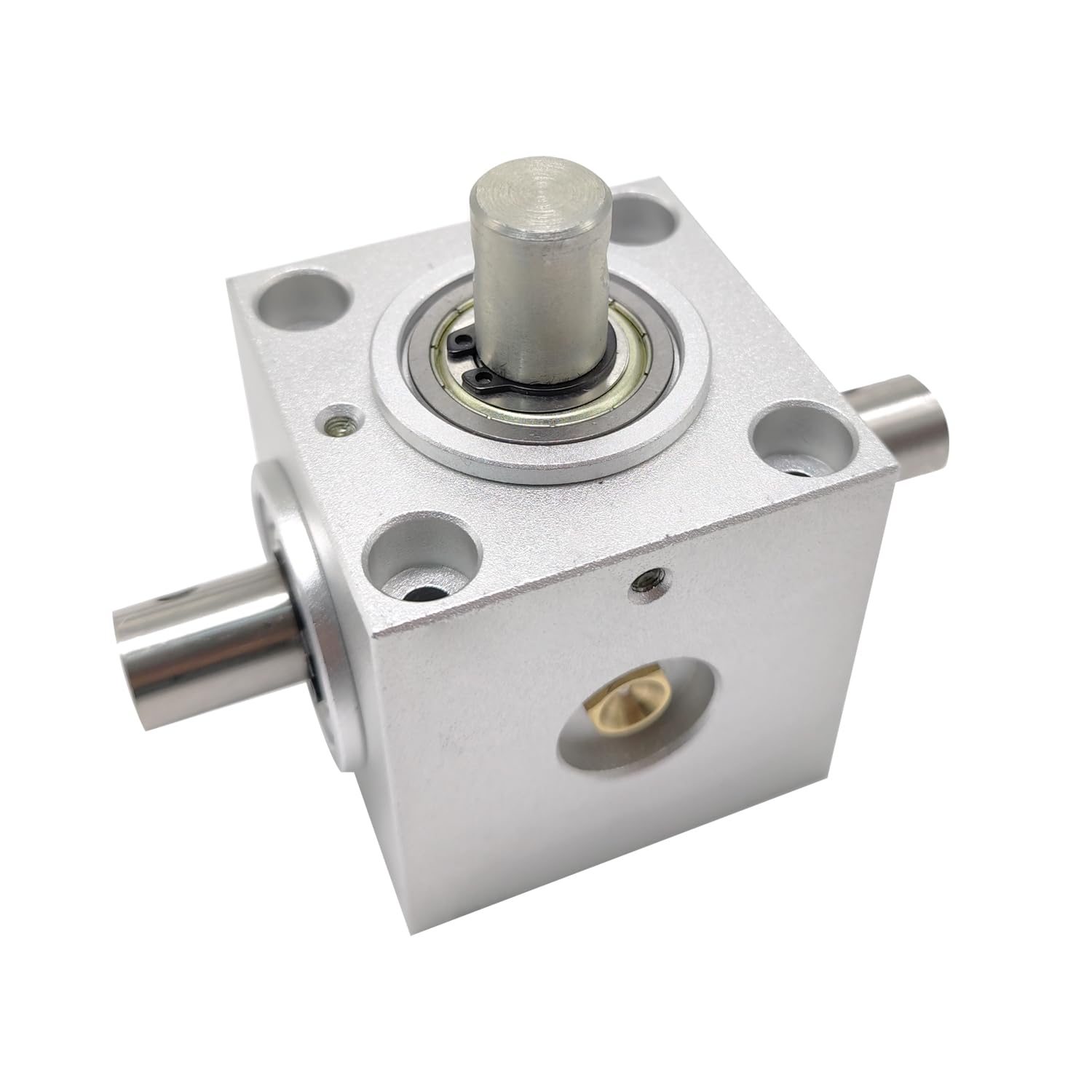 PGFUN 1:1 Right Angle Tapered Bevel Gearbox 1.5 Module 20 Teeth 90° Angle Drive Steering Gear ...