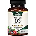 Amazon.com: Vitamin D3 5000 IU (125 mcg) - Chewable D Vitamin for Bone ...