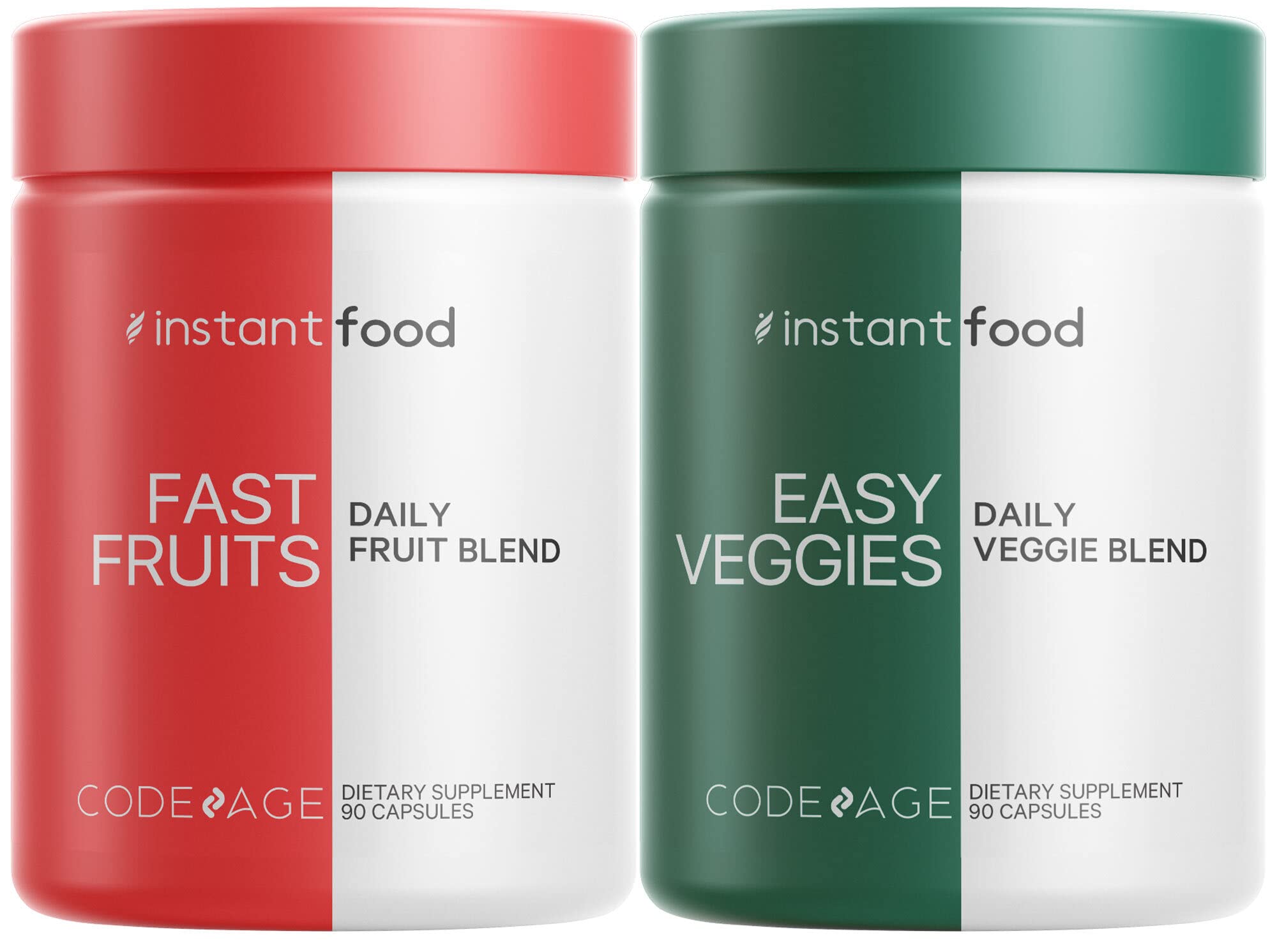 Mua Instantfood Easy Veggies + Fast Fruits Vitamins Bundle, 30+ Daily ...