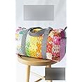 Amazon.com: Knot and Thread Patchwork Duffle Mini Pattern, Multi : Clothing, Shoes & Jewelry