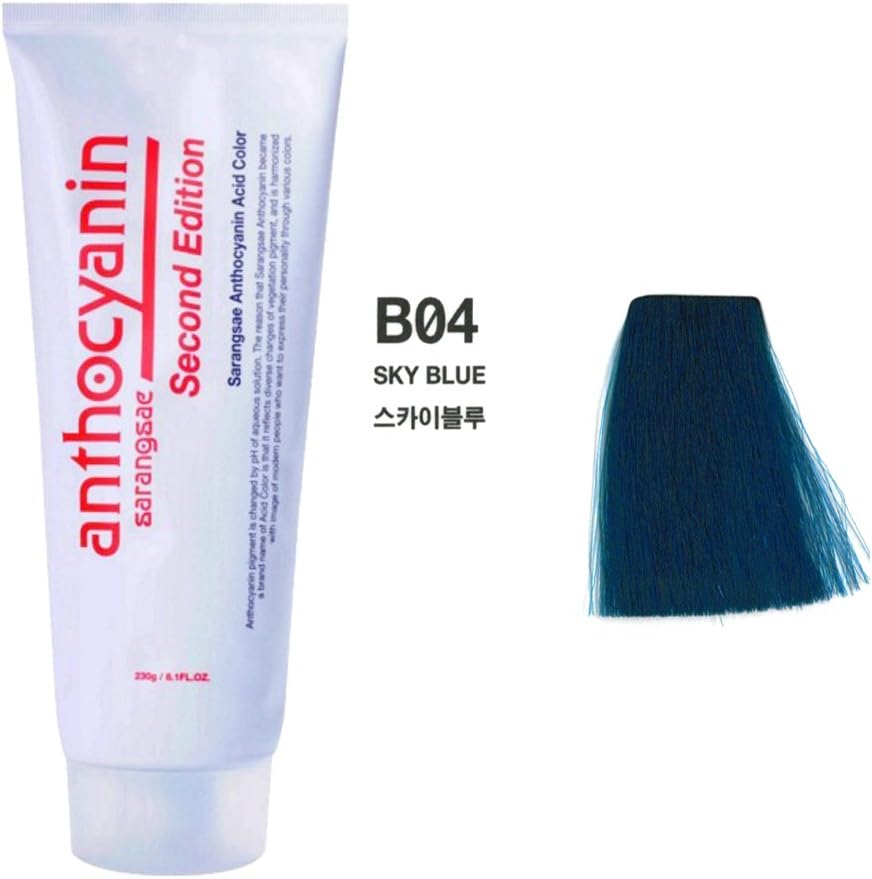 Anthocyanin Hair Manicure Color Second Edition 230g (B04 Sky Blue) Semi ...