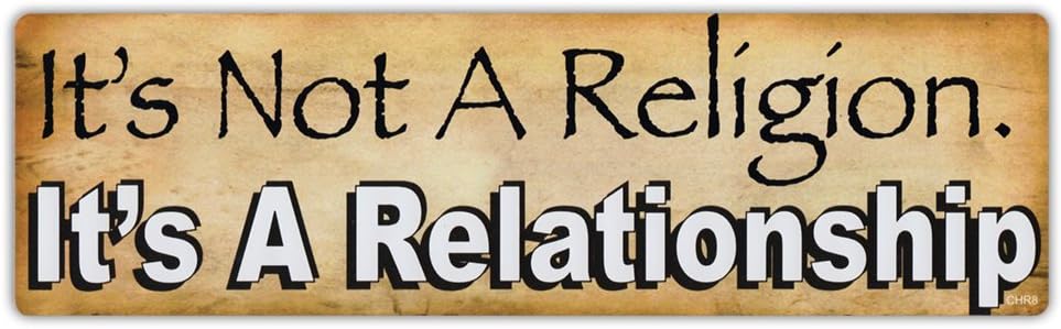 Amazon.com: Bumper Sticker Decal - It's Not A Religion, It's A ...