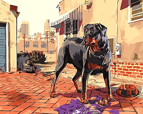 Paint by Number Kits of Dogs • Paint By Number For Adults