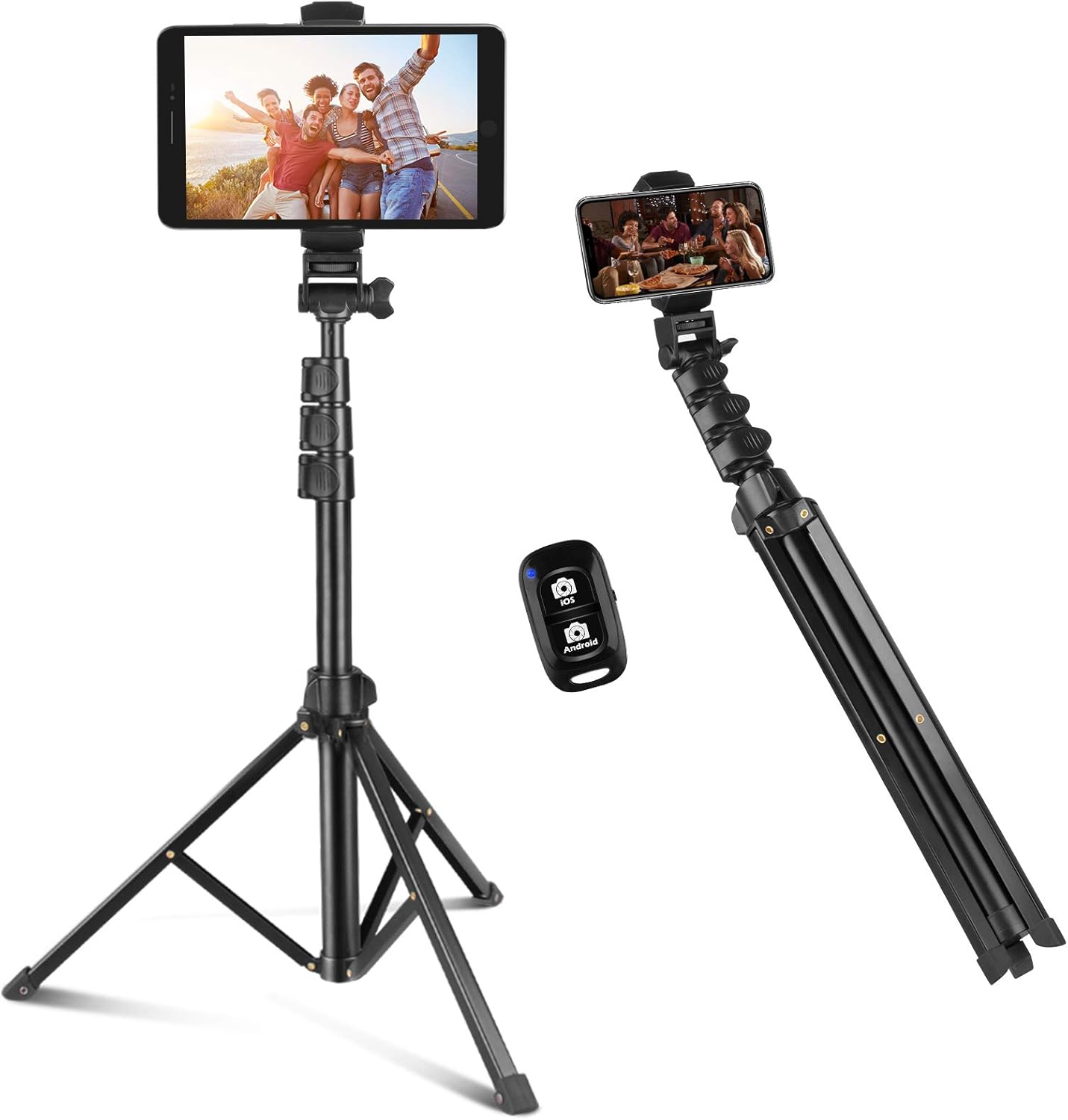 Amazon.com : Selfie Stick & Phone Tripod, Sensyne 67" Extendable Travel ...