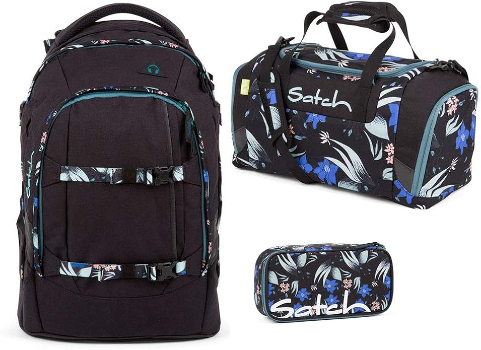 Satch Pack Magic Mallow Schulrucksack Set 3tlg.: Amazon.de: Schuhe ...