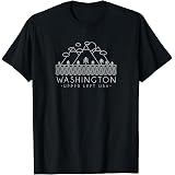 Amazon.com: Upper Left USA T Shirt PNW Pacific Northwest tee : Clothing ...
