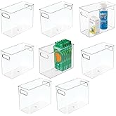 Amazon.com - mDesign Deep Plastic Stackable Storage Organizer Container ...