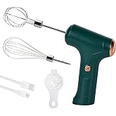 Amazon.com: Cordless Hand Mixer, Foldable Design Handheld Electric ...