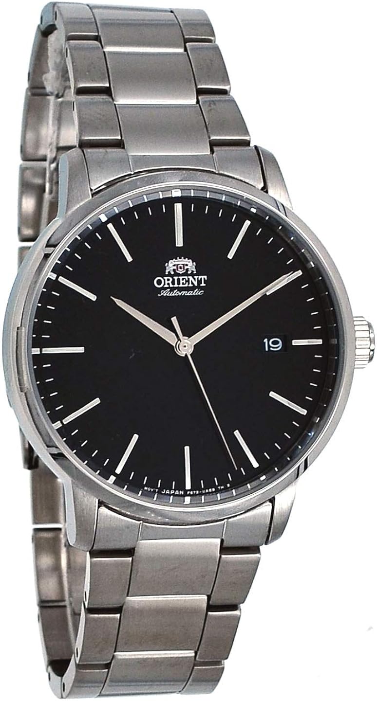 Amazon.com: Orient RA-AC0E01B Men's Maestro Stainless Steel Minimalist ...