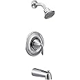 Moen Eva Chrome Posi-Temp Tub and Shower Trim Kit, Valve Required, T2133 - Tub And Shower ...
