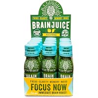 Amazon.com: BrainJuice Brain Booster Shot, Decaf Peach Mango | Brain ...