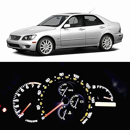 WLJH Bright White Dash Instrument Panel Gauge Cluster Led Light Bulbs ...