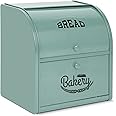 Amazon.com: Pitmoly Stainless Steel Bread Box, 2 Layer Roll Top Bread ...