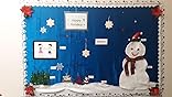 Amazon.com: Whaline 68Ft Winter Bulletin Border Sticker Winter Holiday ...