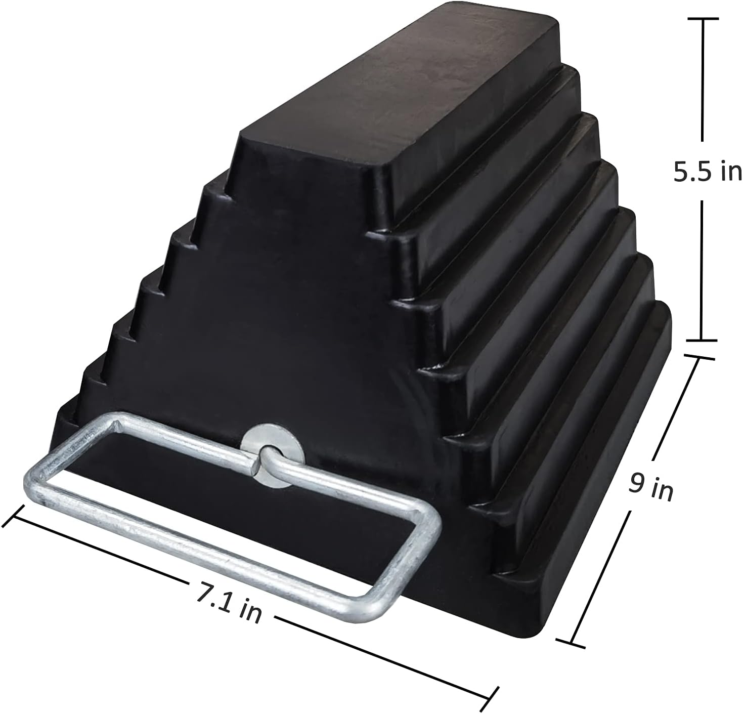 Automotive RV 2 Packs Rubber Heavy Duty Wheel Chocks for Travel ...