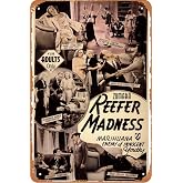 Amazon.com: Yzixulet Reefer Madness Poster Retro Metal Tin Vintage Sign ...
