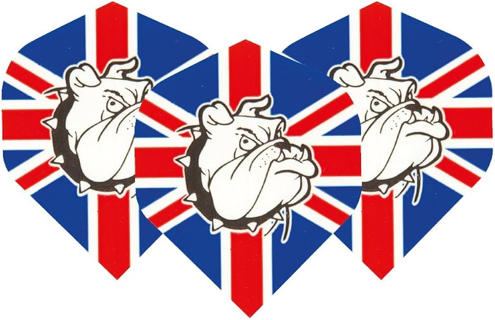F5001 British Bulldog Dart Flights 5 Sets Per Pack 15 Flights In Total Amazon co uk Sports f5001-british-bulldog-dart-flights-5-sets-per-pack-15-flights-in-total-amazon-co-uk-sports