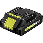 SEYVUM 20V MAX 2.0 Ah Lithium-Ion Battery-Pack, Rechargeable Replacement Battery, Only 20V Patio ...