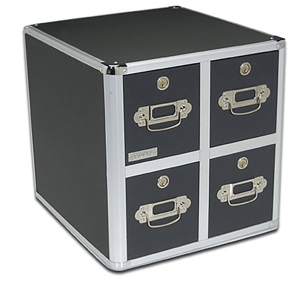 Mua Vaultz CD Case Holder - File Cabinet CD Rack w/ 4 Drawers and Key ...