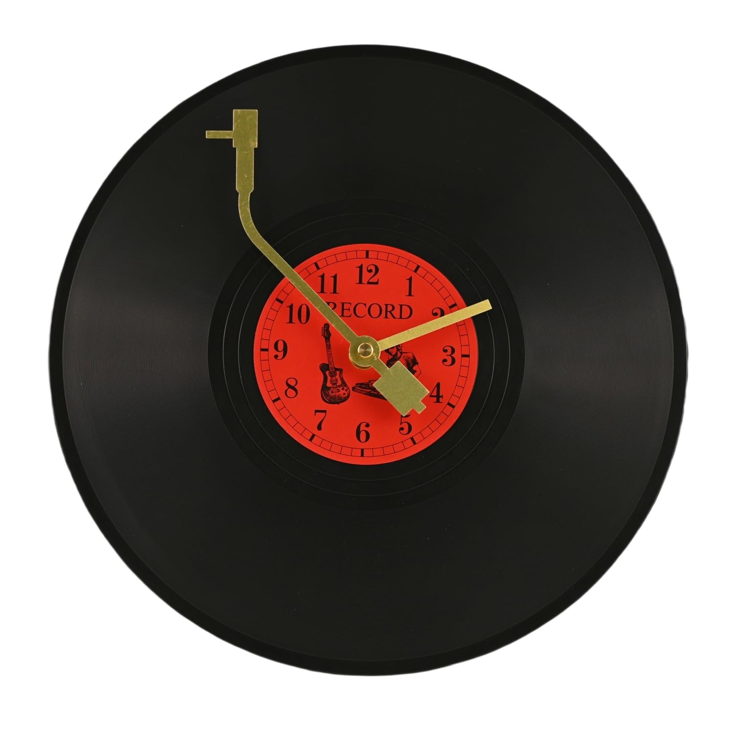 Sveudvdis 12 inch Wall Clock Classic Music Record Disco Wall Clock ...