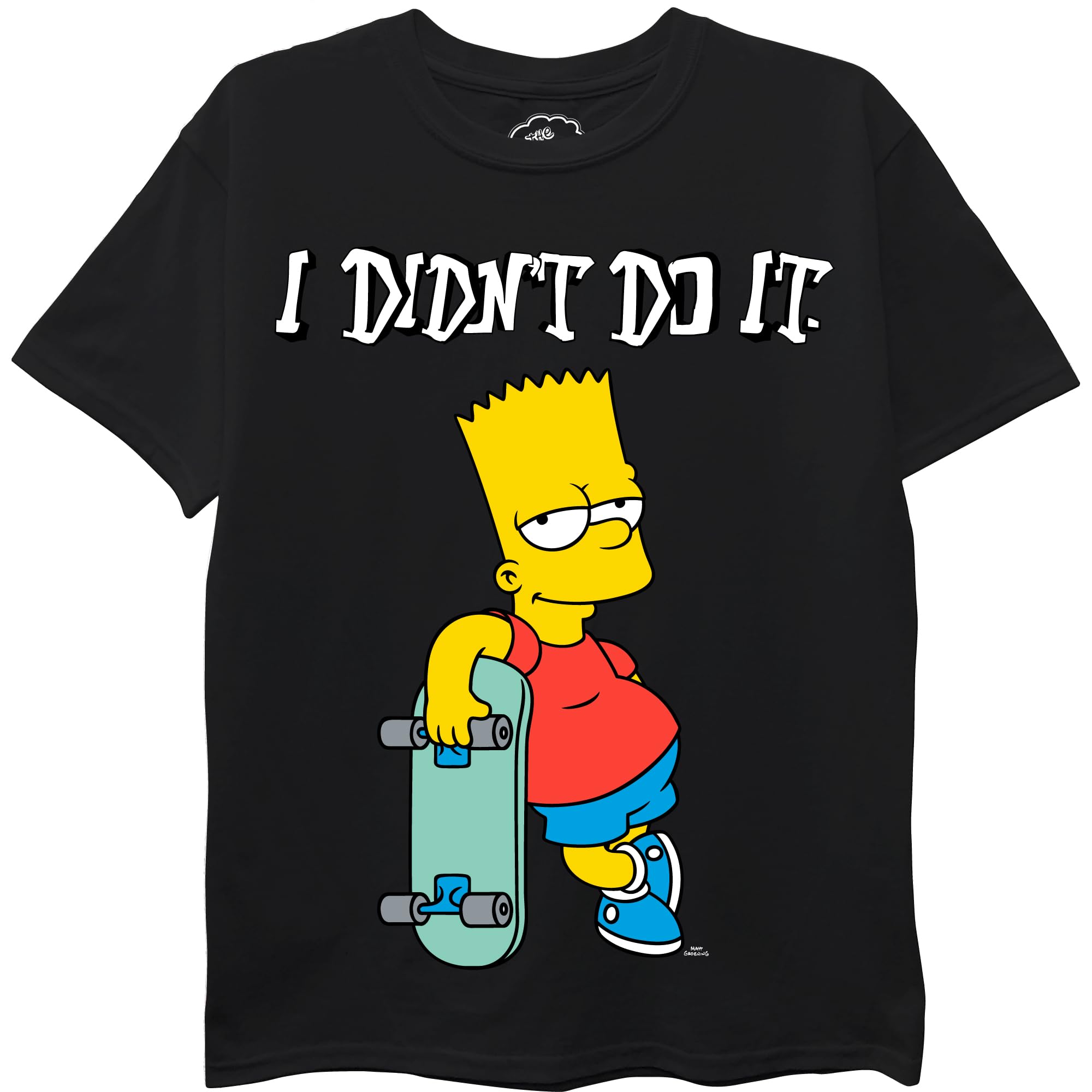 The Simpsons Big Bart Skateboard T Boys 4-20 Shirt, Black for sale ...