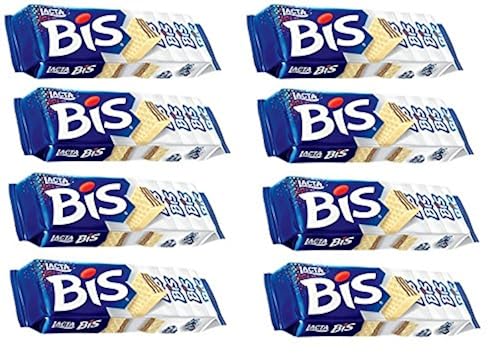 BIS Lacta Chocolate Branco Caixa c/ 20 unidades 126g - 8 Pack | White ...