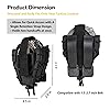 JvBto Double Handcuff Holster, Open Top Handcuff Case, Law Enforcement ...